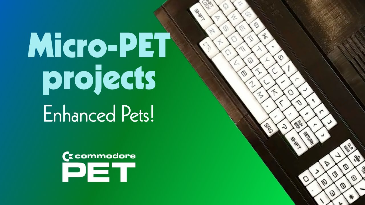 Three enhanced Commodore PETs: Ultra, Micro and Ulti. - YouTube