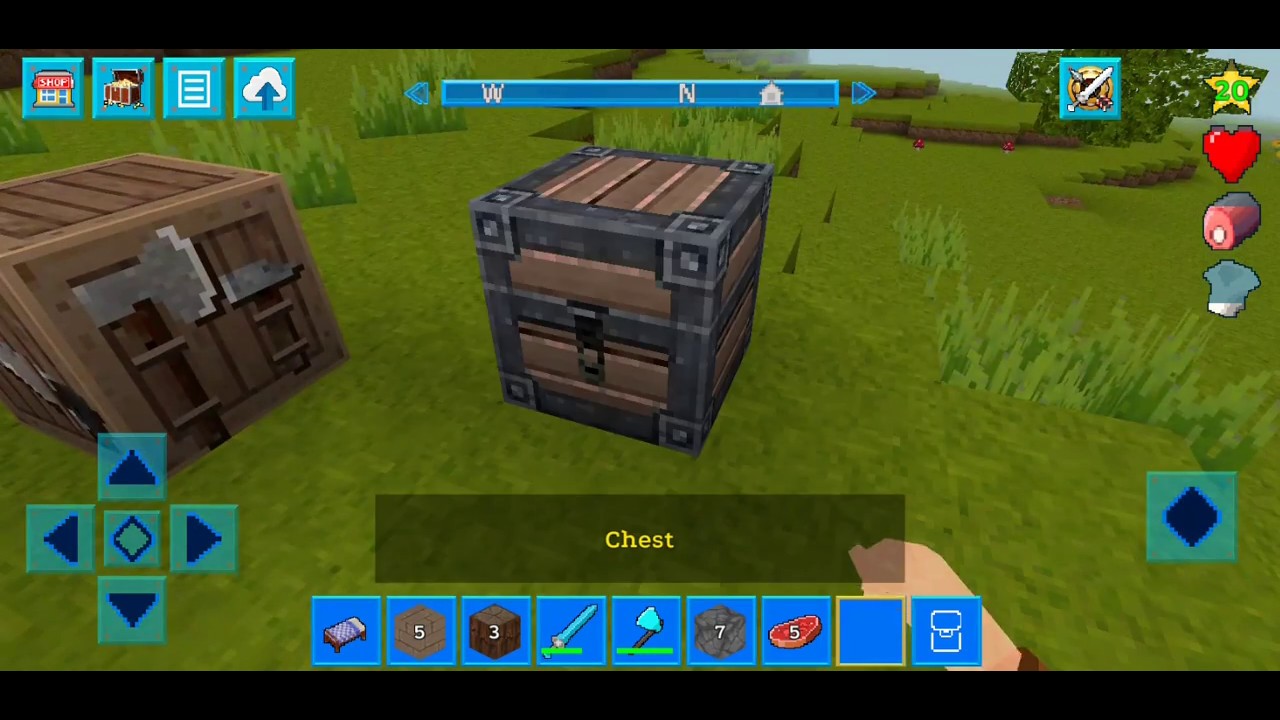 AdventureCraft 3D Block Building & Survival Craft Gameplay #5 (Android ...