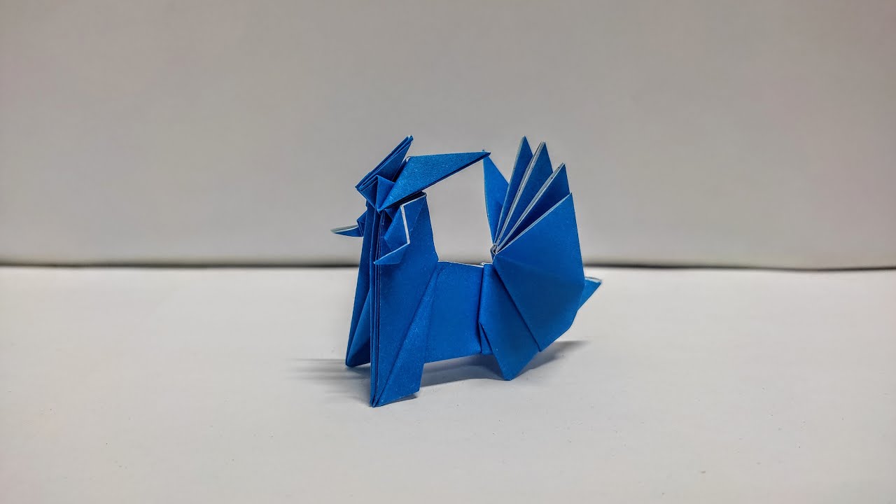 Origami Pokemon Dialga Easy - Origami Pokemon Legendary (Pokemon Go ...