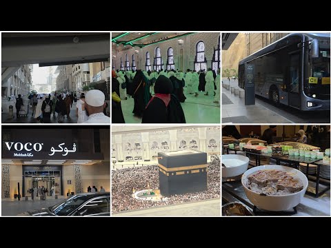 Ramadan Umrah🕋 Voco Hotel to Ibrahim Khalil Road - Tawaaf on Roof