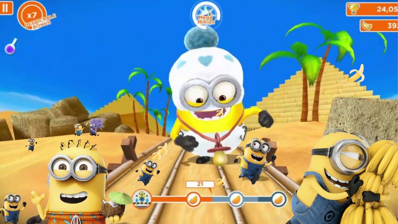 Despicable Me: Minion Rush Pyramid Gameplay - YouTube