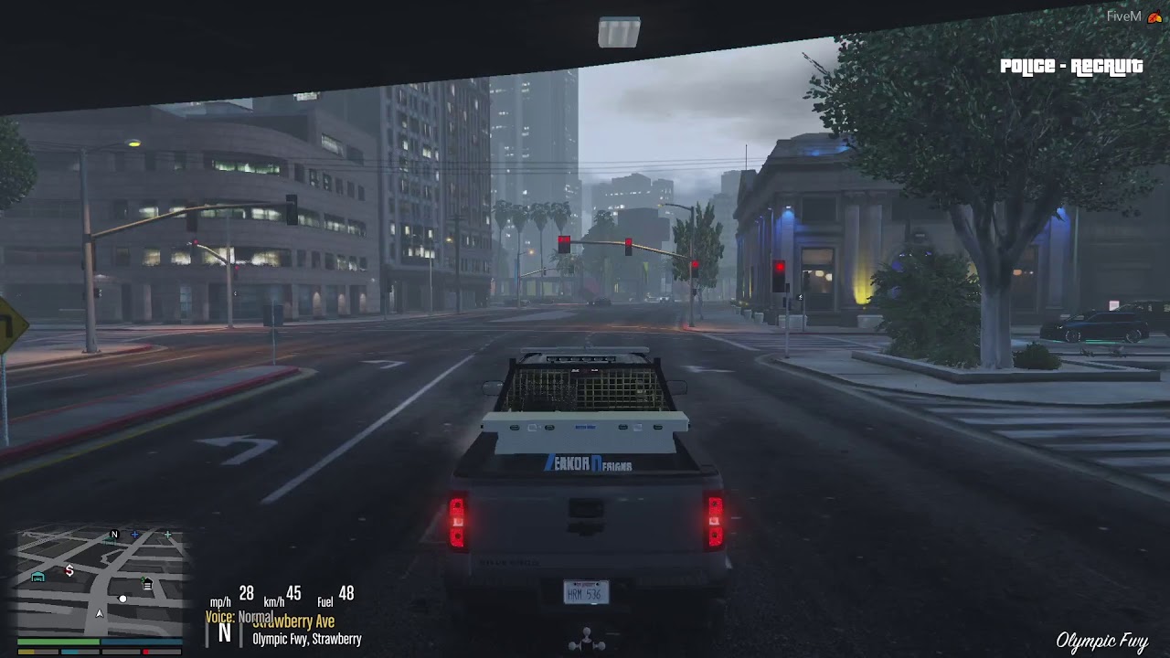 Being a cop on FiveM - YouTube