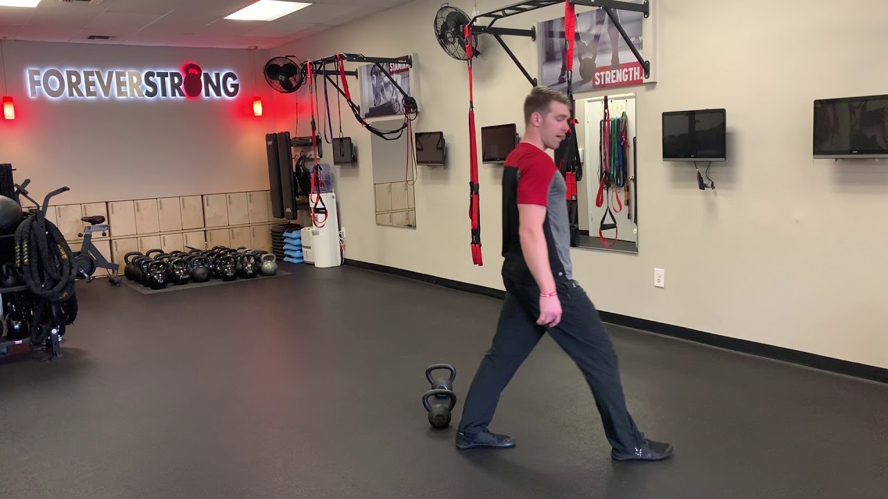 Anterior Reach Lunge - YouTube