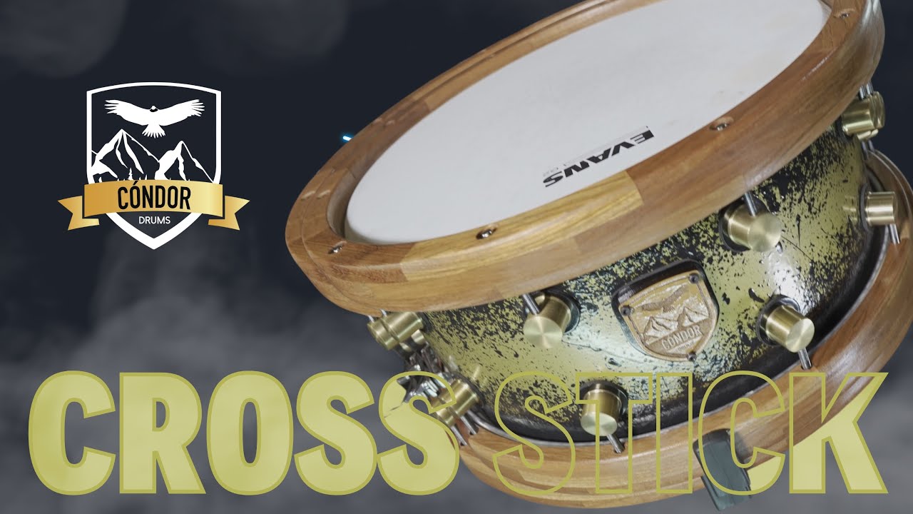 🥁 CROSS STICK STAVE SNARE 14 X 6.5" | Cóndor Drums - YouTube