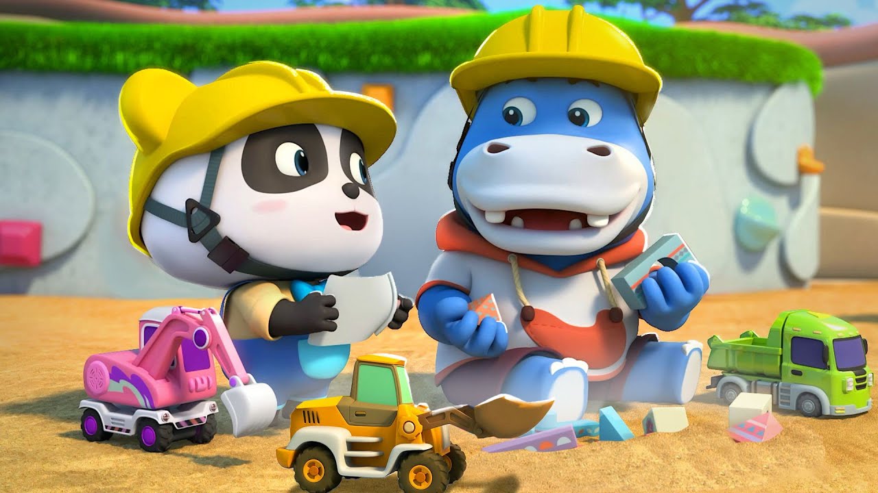 Baby Loves Construction Trucks | Excavator, Crane Truck, Loader | Kids ...