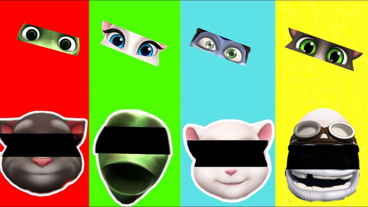 Talking Tom - Alien - Talking Angela - Crazy Frog Funny puzzle WRONG ...
