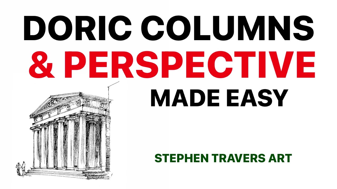 Drawing Doric Columns and Perspective Made Easy - YouTube