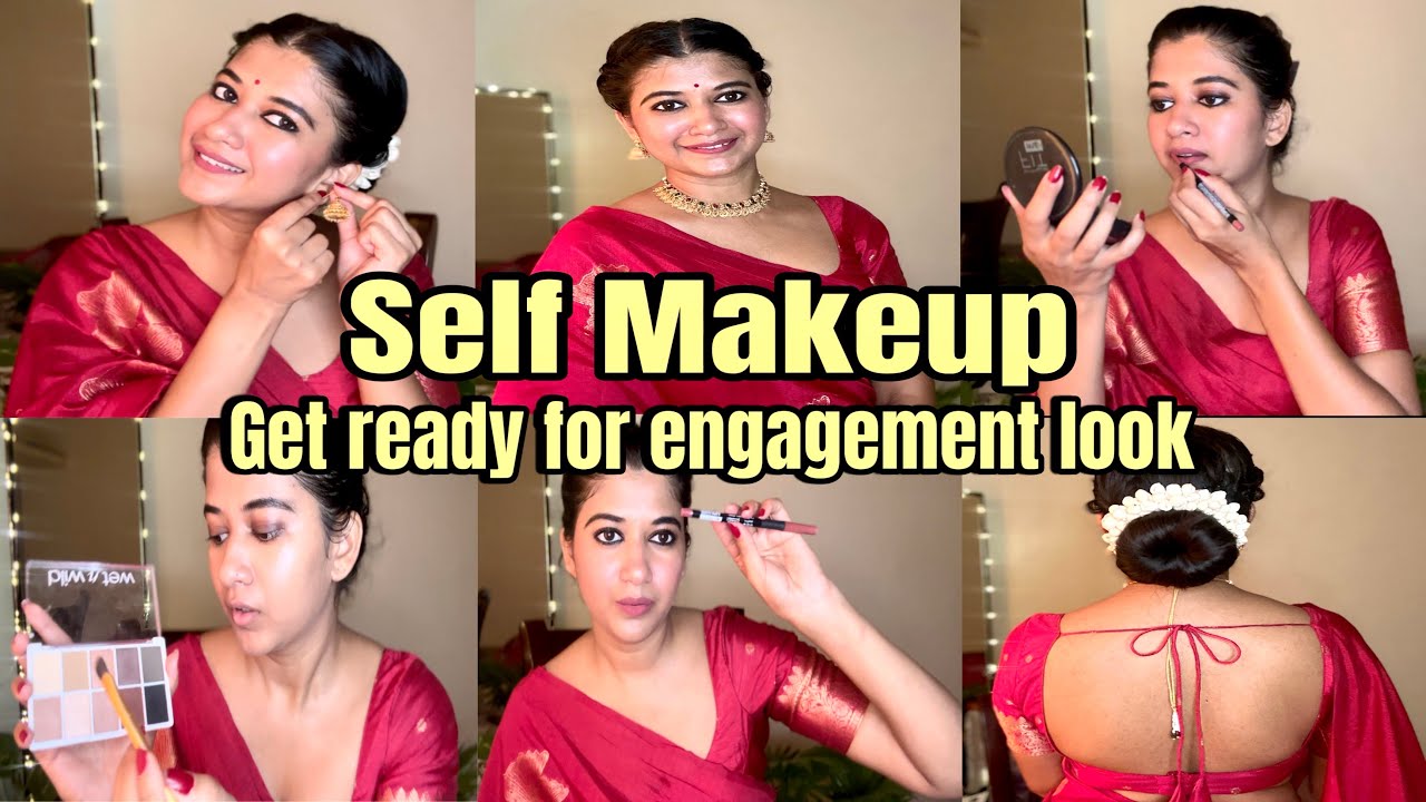 Self Makeup tutorial | Marriage makeup | Bridal makeup #blush #makeup # ...