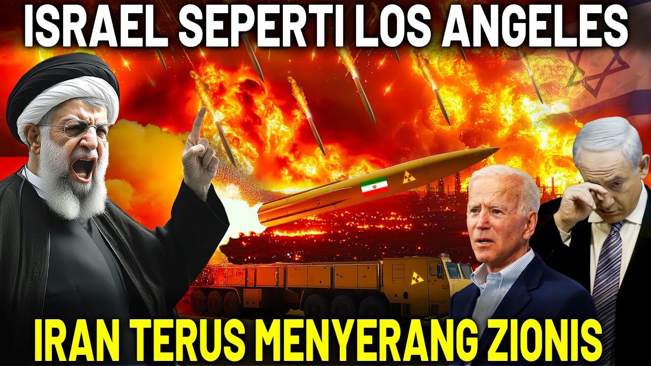 KARMA ISRAEL KHIANATI GENCATAN SENJATA DENGAN GAZA! Iran Ratakan Zionis ...