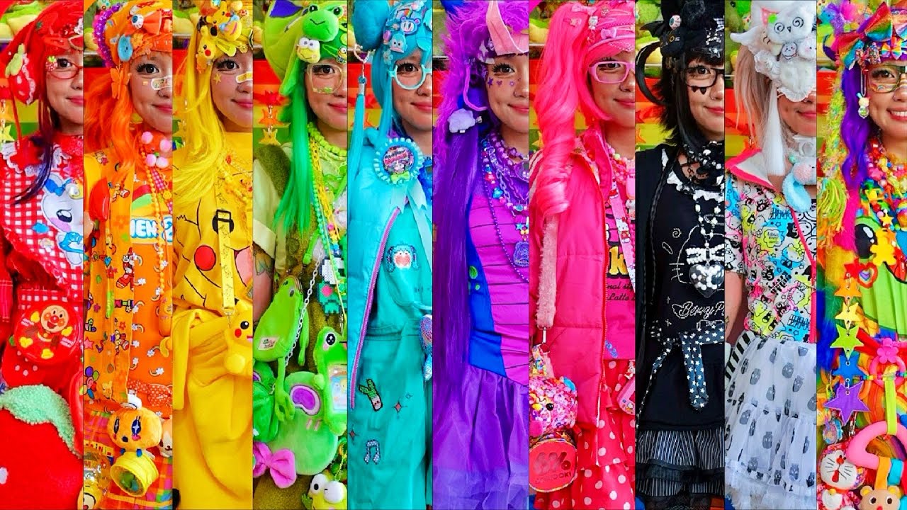 I Wore Decora in EVERY SINGLE COLOR - YouTube