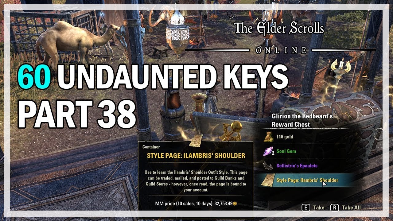 60 UNDAUNTED KEYS Opening Episode 38 Ilambris Motif - The Elder Scrolls ...