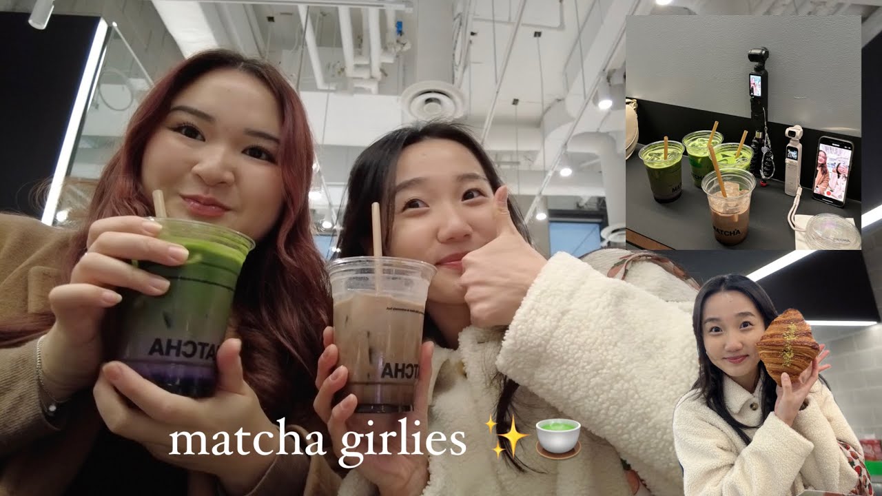 new camera, matcha matcha grand opening, pistachio croissant disaster ...