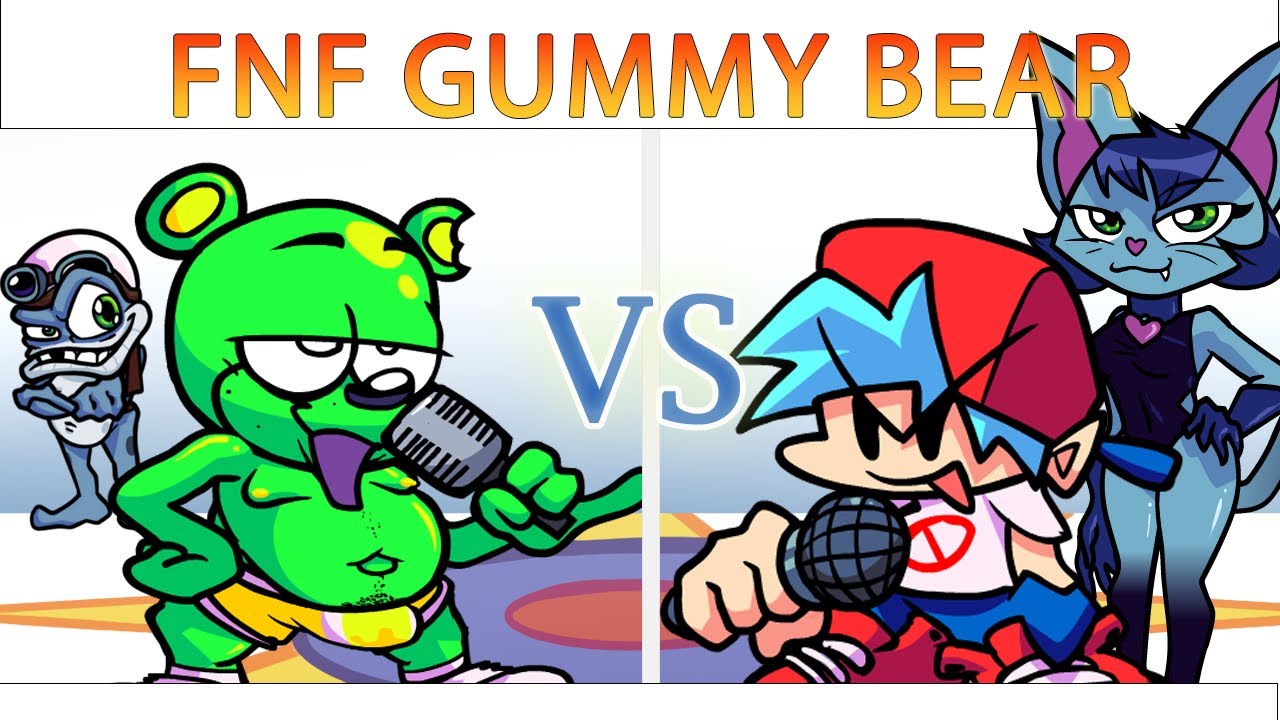Test FNF Gummy Bear Mobiles FullGameplay Mods - YouTube