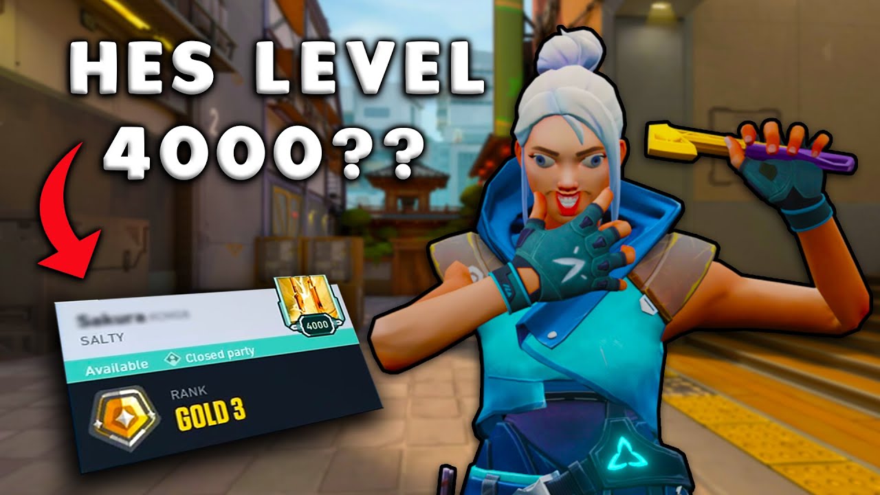 Valorant but I'm level 4000.. - YouTube