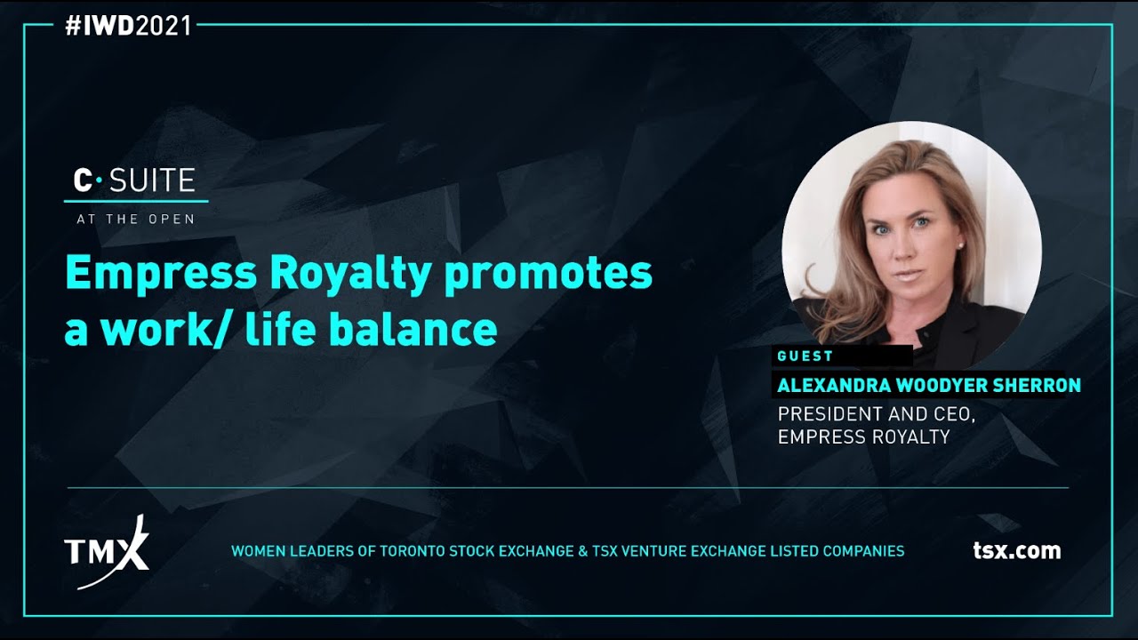 Alexandra Woodyer Sherron, President & CEO, Empress Royalty Corp. - YouTube