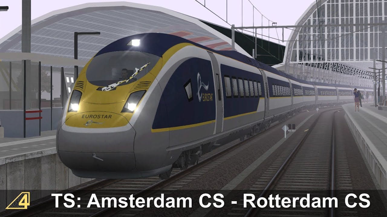 Train Simulator: Amsterdam Centraal - Rotterdam Centraal with Eurostar ...