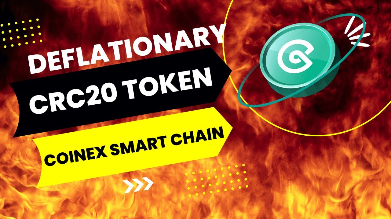 Tutorial Cara Membuat Deflationary Token CRC20 Coinex Smart Chain - YouTube