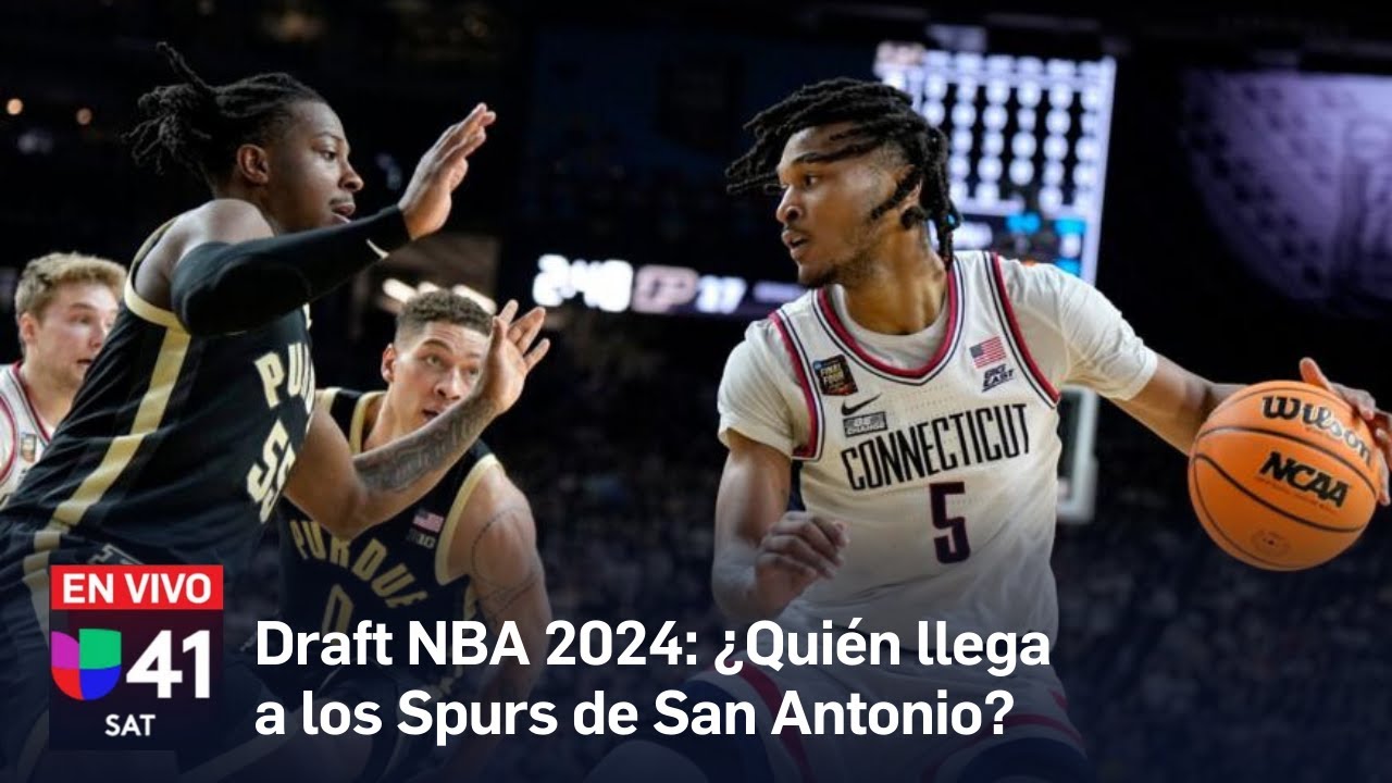 Draft NBA 2024: ¿Quién llega a los Spurs de San Antonio? | EN VIVO - YouTube