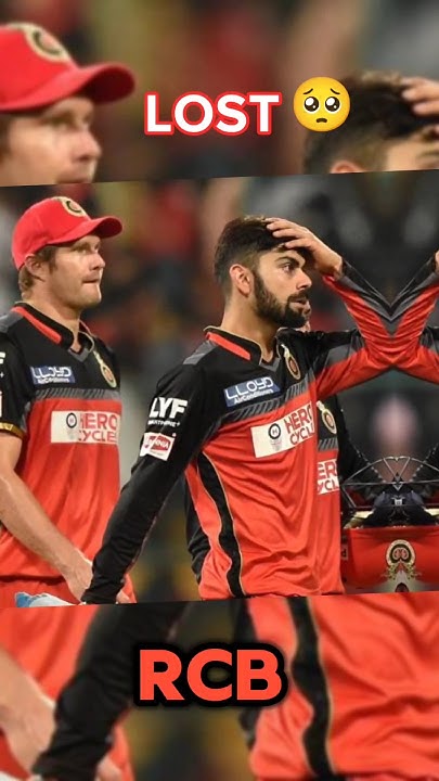 RCB sad status video 🥺💔🥺💔#rcb #viratkohli #shorts #ipl #abcricinfo - YouTube