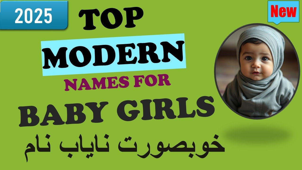 Modern Muslim Girl names 2025 | Baby Girl Names in Arabic | Trending ...