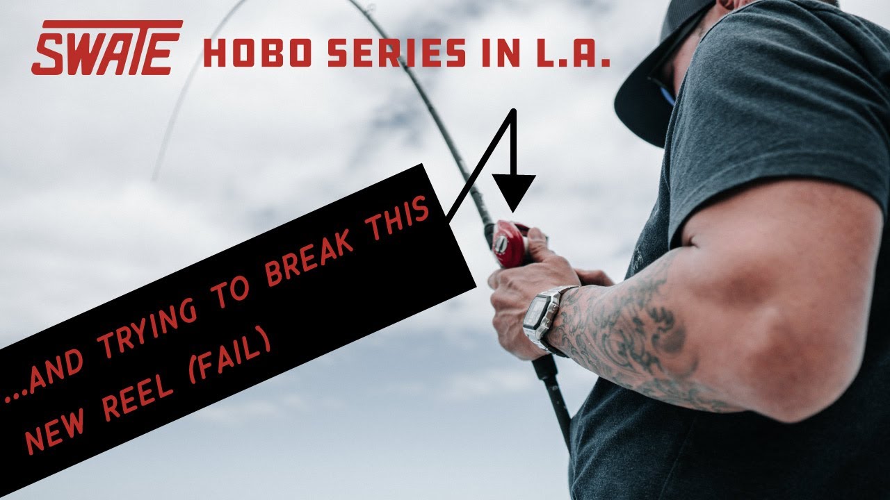 Trying to BREAK this prototype Reel on the HOBO Series Rods (FAIL ...