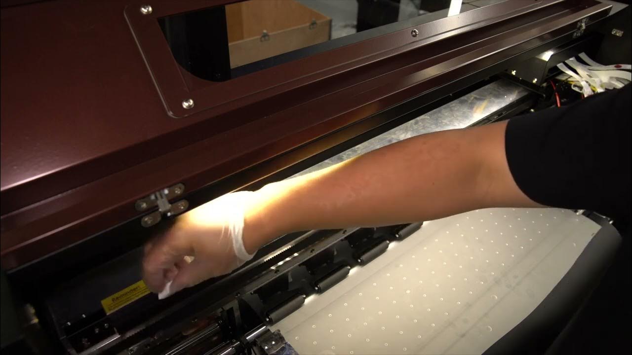 DTF Station Prestige XL2 Encoder Strip Cleaning - YouTube