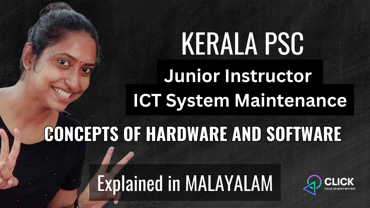 Concepts of Hardware and Software | Kerala PSC Junior Instructor ICT ...