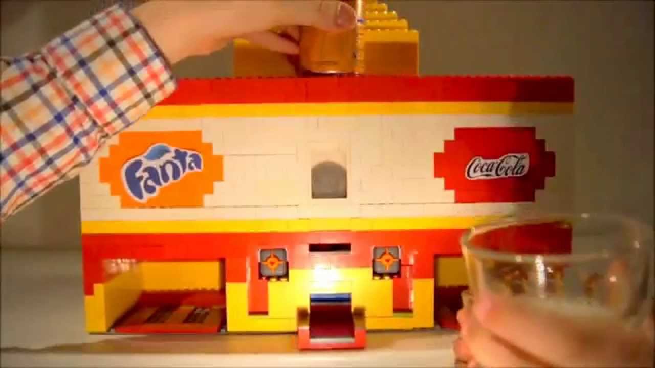 lego cola fanta vending machine - YouTube