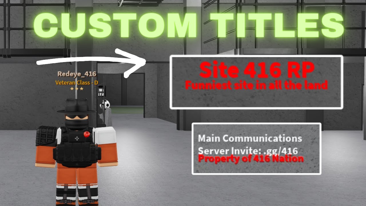 How to get custom titles, subtitles, and sideinfo (SCPRP) - YouTube