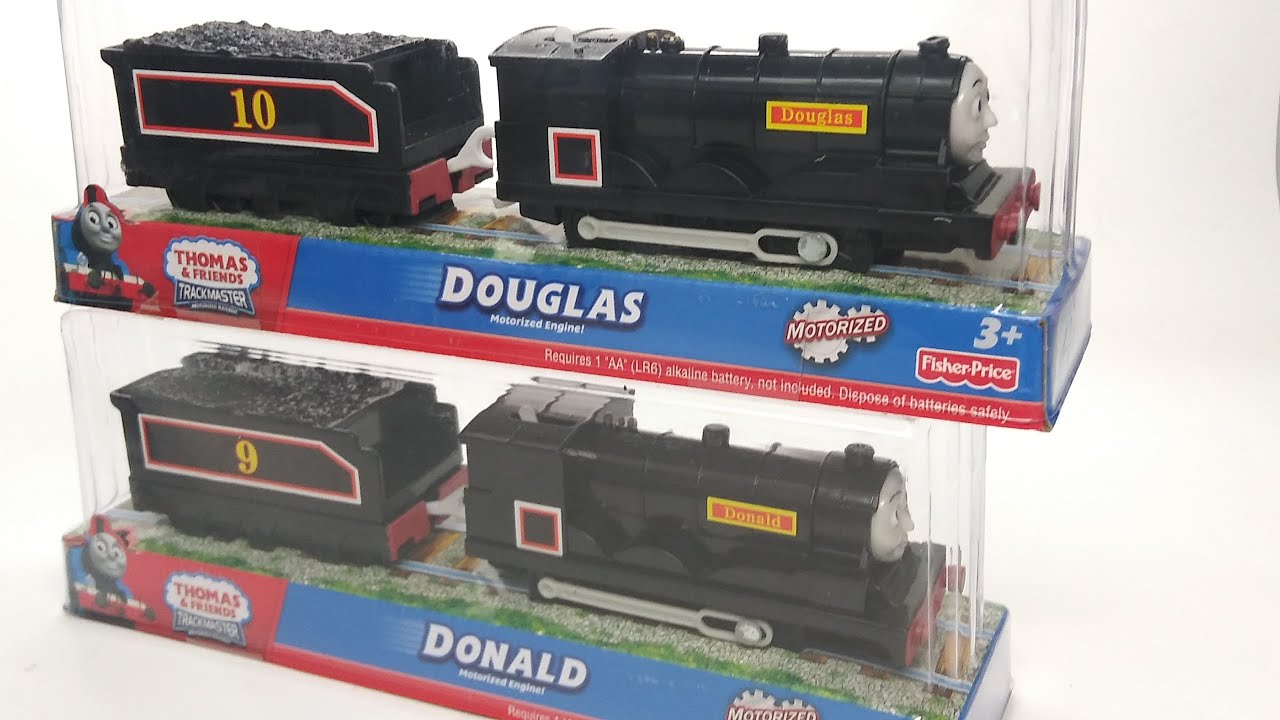 Donald y Douglas Trackmaster en Español unboxing - YouTube