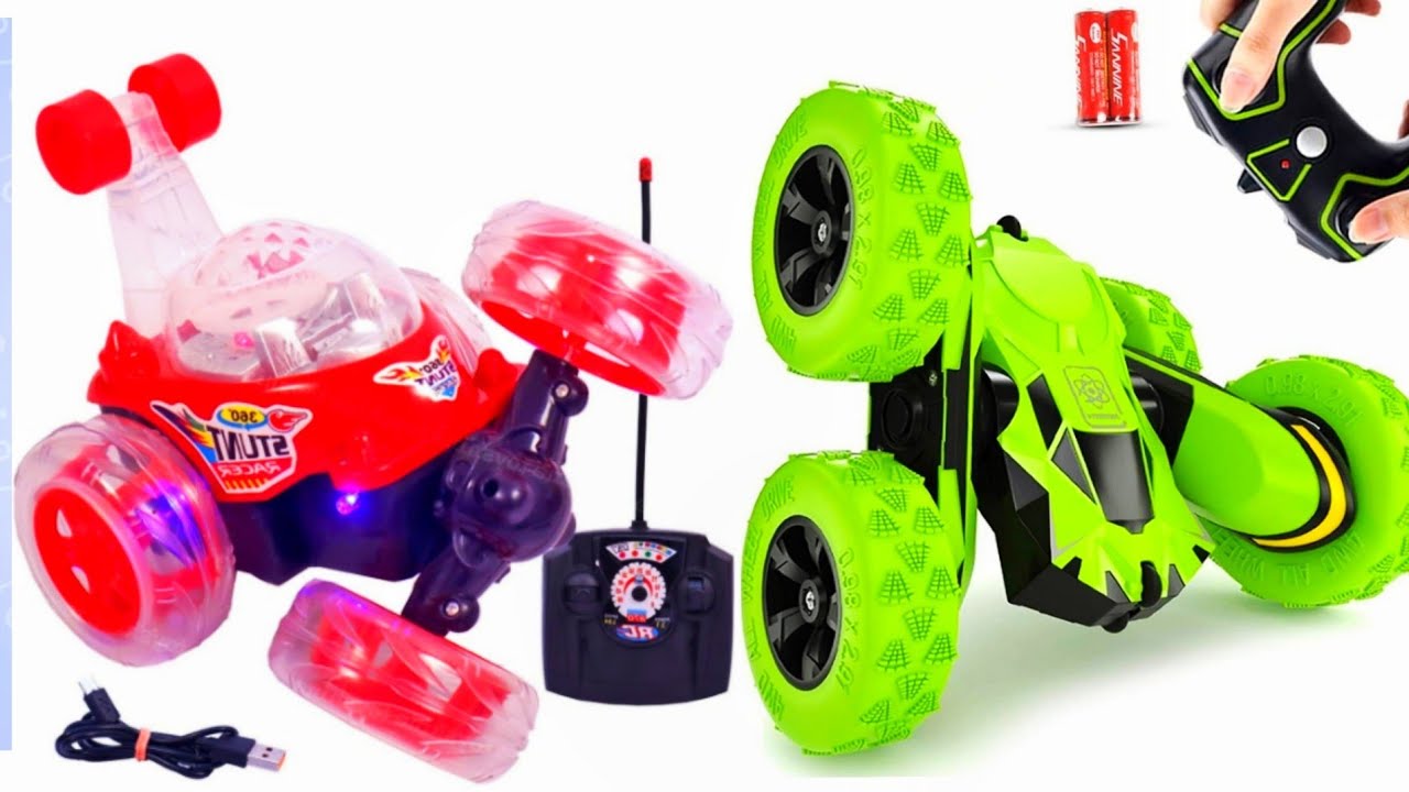 Remote Control Stunt Car / update version stunt RC car unboxing / 360 ...