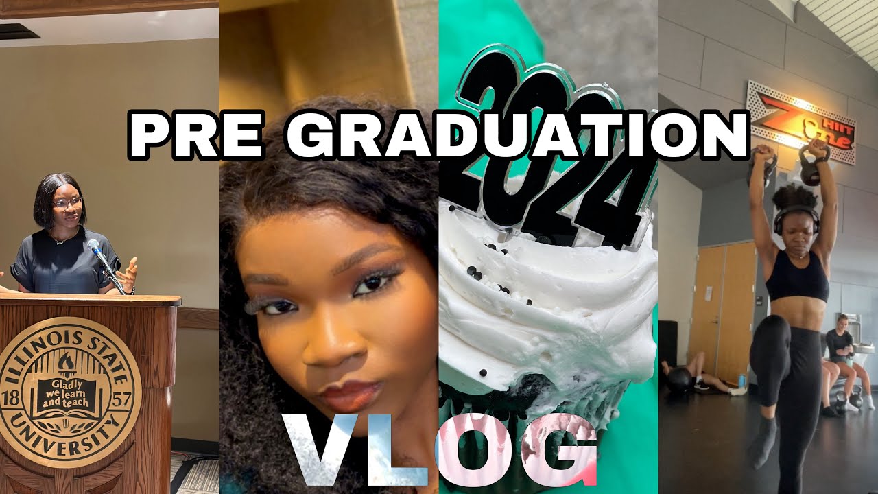 Graduation Prep + Vlog| Shopping | graduation shoot| hair | makeup ...