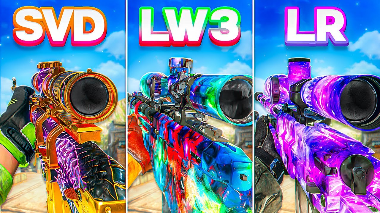 The BEST Sniper Class Setups in BO6.. (LR 7.62, LW3A1 Frostline, SVD ...
