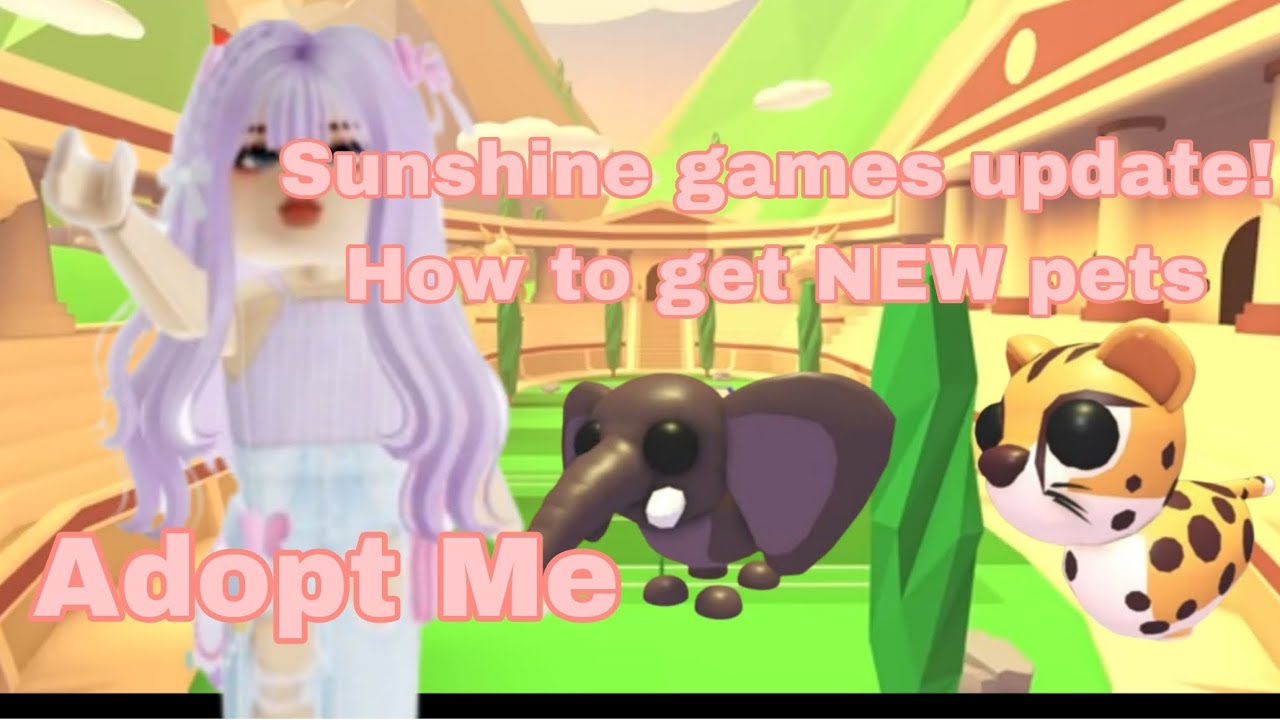HUGE NEW UPDATE ☆LEAKED☆ Adopt Me Sunshine games update and how to get ...