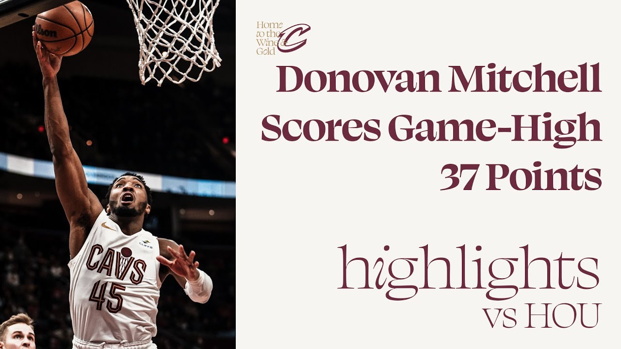 Donovan Mitchell Highlights vs Rockets | 12.18.2023 - YouTube