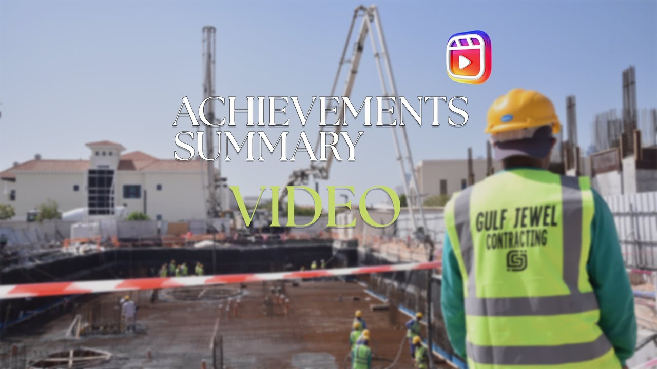 Gulf Jewel Contracting Achievements Summary in Dubai - YouTube