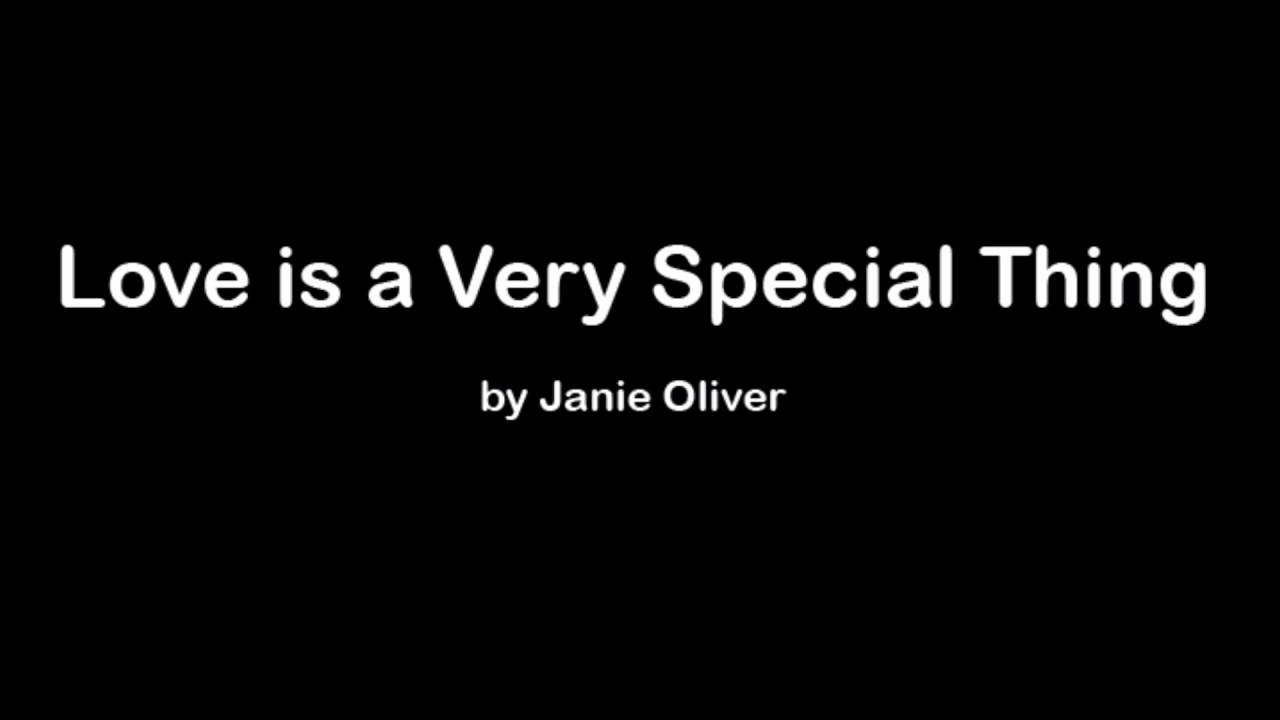 Love is A Very Special Thing (Piano) - YouTube