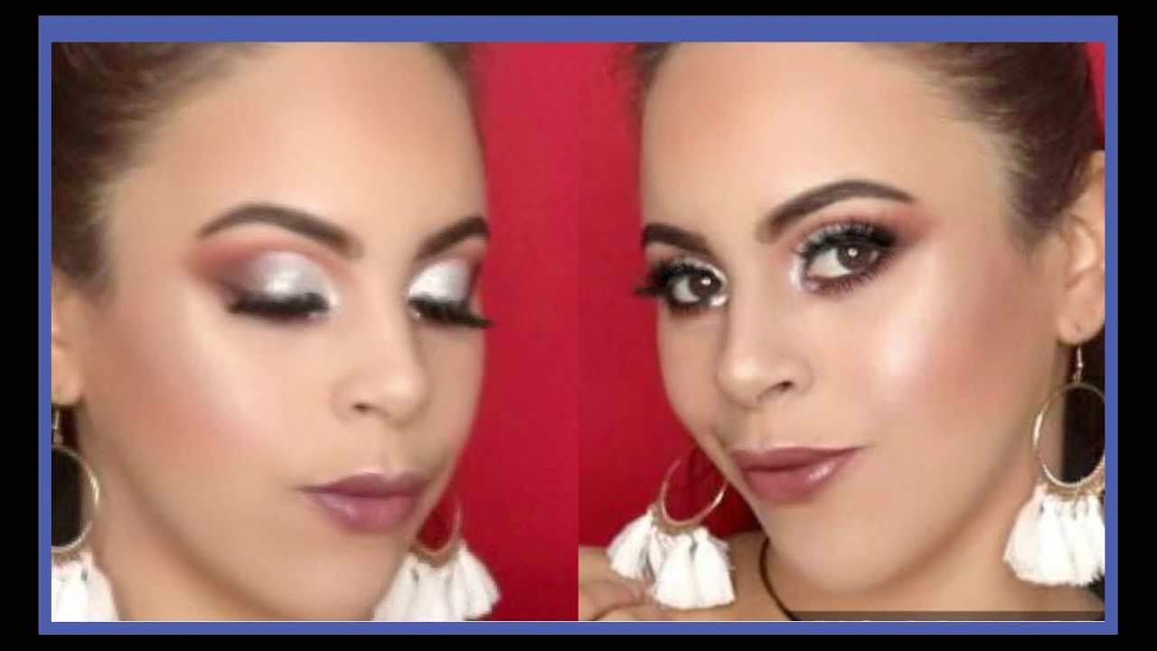 MAQUILLAJE PLATEADO SUPER FACIL EASY SILVER MAKEUP - YouTube