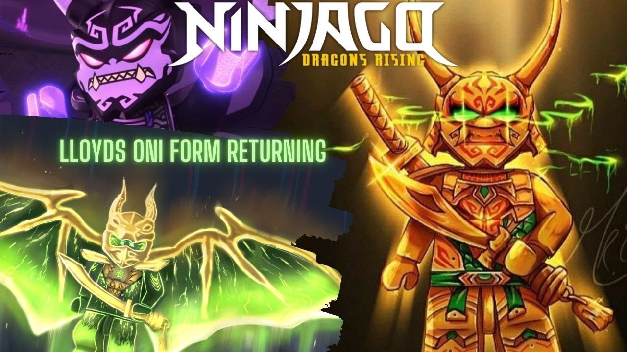 Ninjago Dragons Rising Ever tap Into Lloyds Oni Form - YouTube