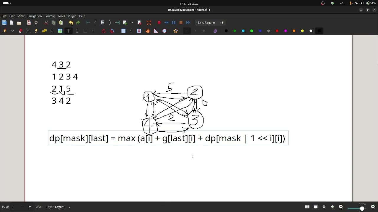 2 - Digit / Bitmask DP (F. Kefa and Dishes) - YouTube