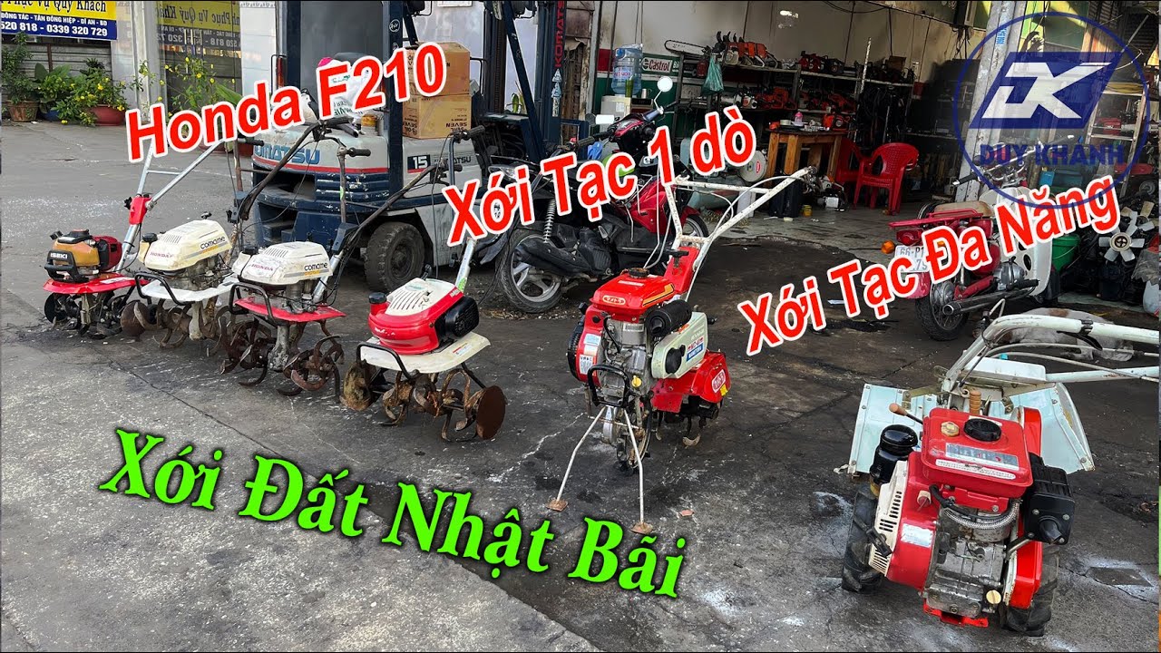 Máy xới Cào Cào Honda F210, Xới Tạt 1 Dò , Xới Đa Năng LH 0908875468 - YouTube