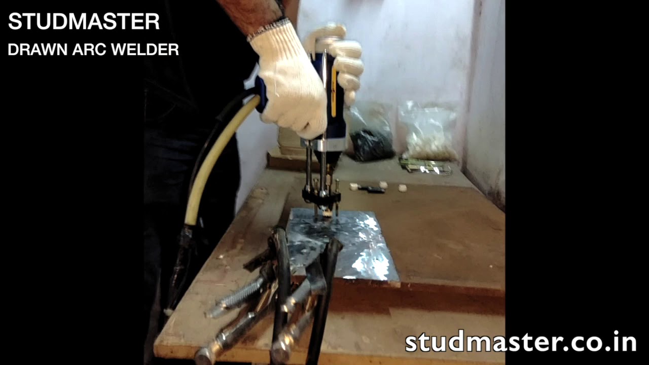 Drawn Arc Stud Welding Machine | STUDMASTER® SMDA-12 | Made In India - YouTube