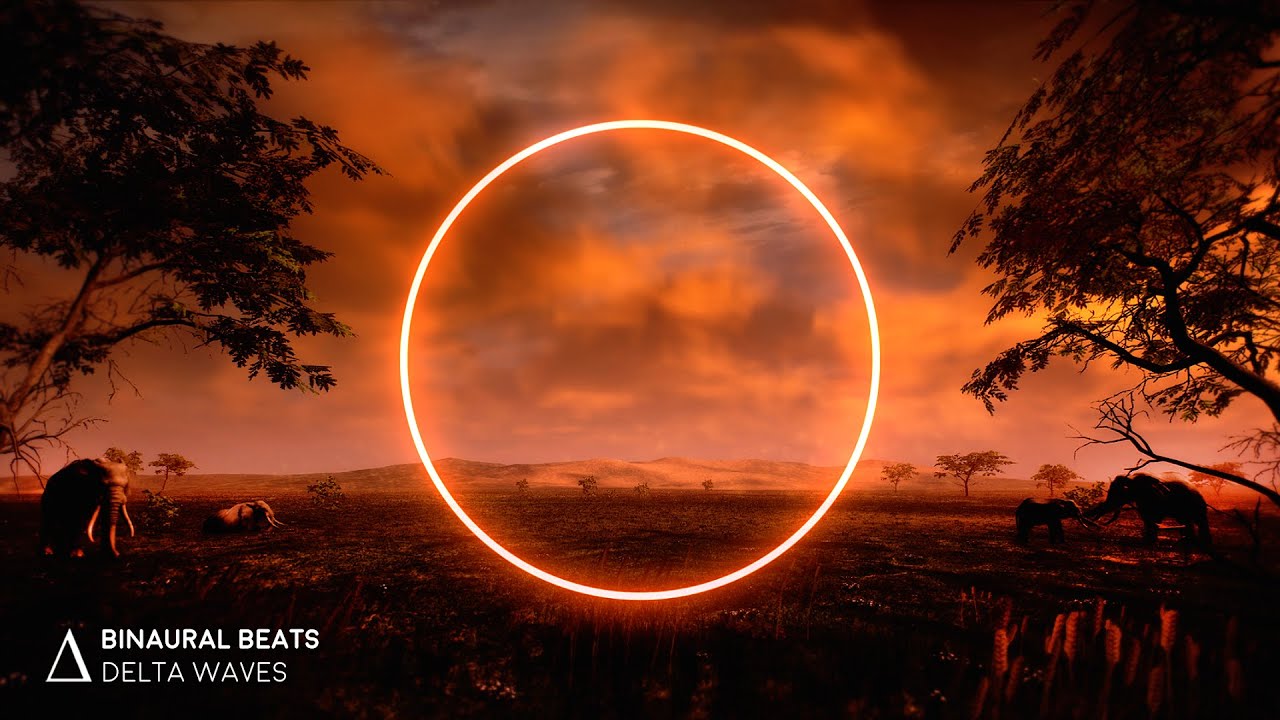 [ Fall Asleep Fast ] Music for DEEP SLEEP “Safari Sunset” Binaural ...