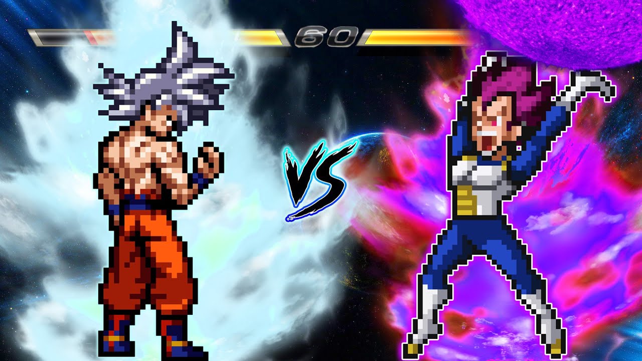 😤MASTERED ULTRA INSTINCT GOKU JUS VS VEGETA (ALL FORMS) IN JUMP FORCE ...