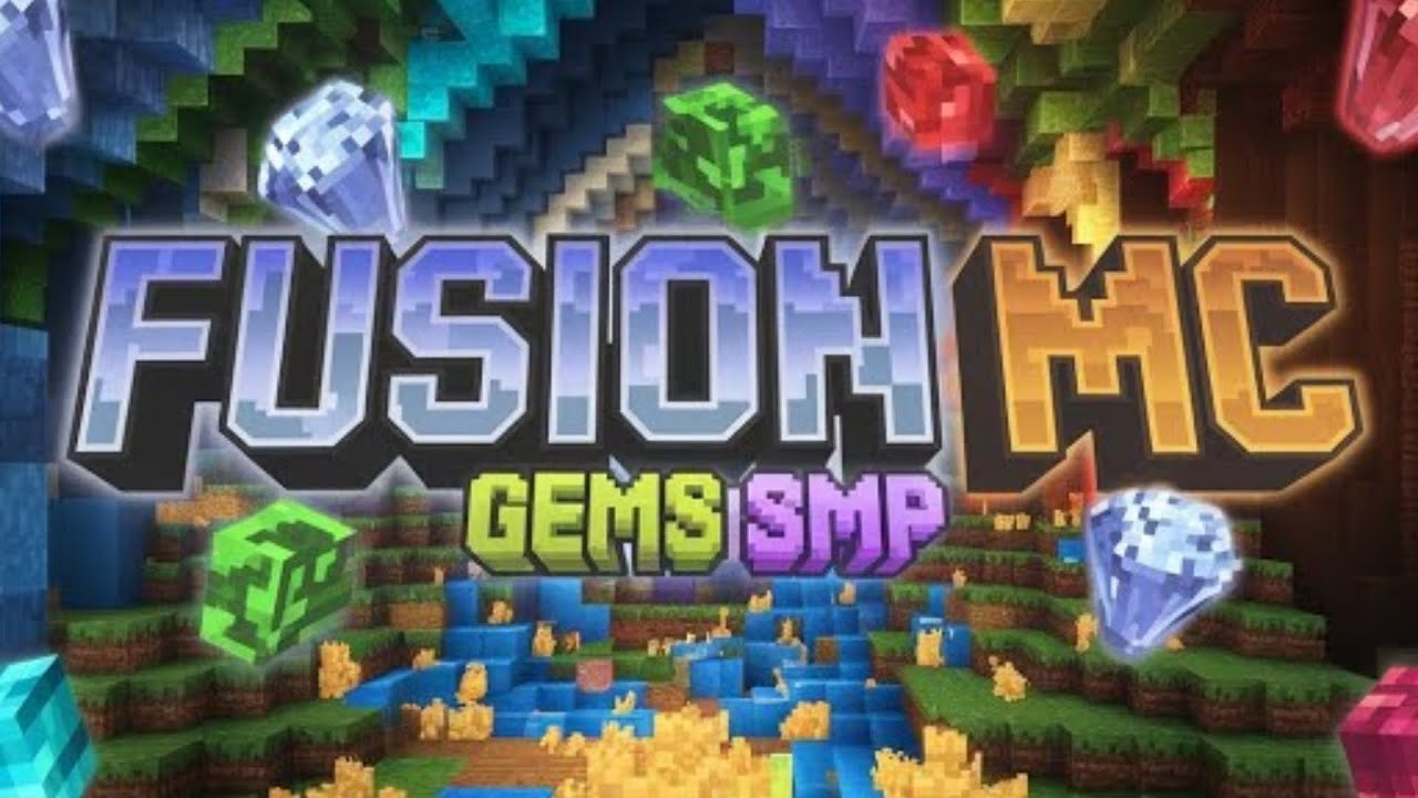 i made best base in this gems smp | FUSIONMC - YouTube