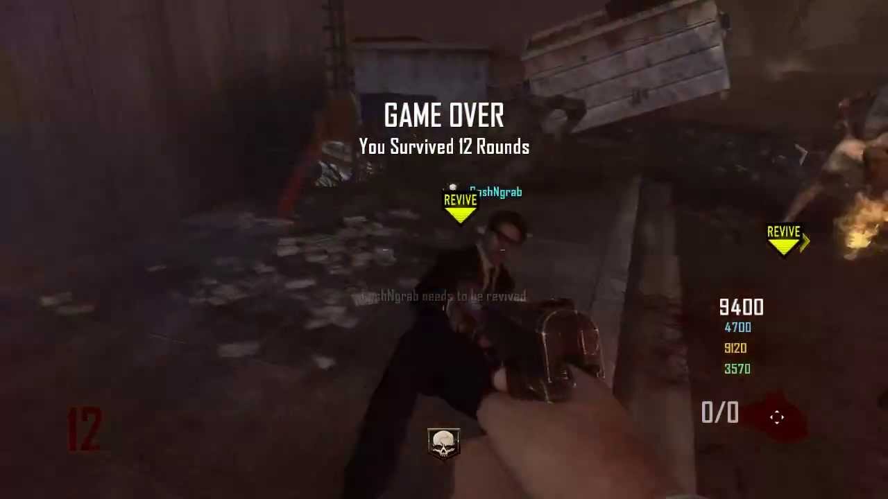 McLovin DD 69 - Black Ops II Zombies still alive after Game Over ...