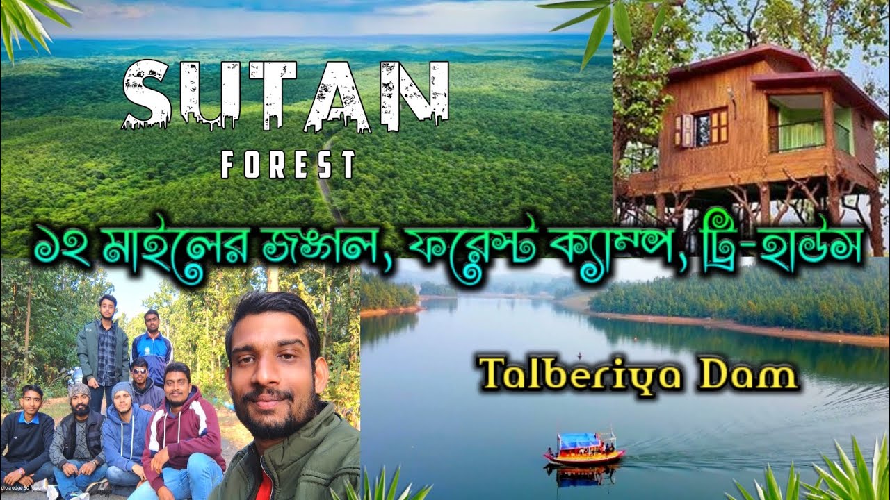 Sutan Forest Camp 😲 ১২ মাইলের জঙ্গল 🌲🐘 Bankura Jhilimili Barikul 🦚 এক ...