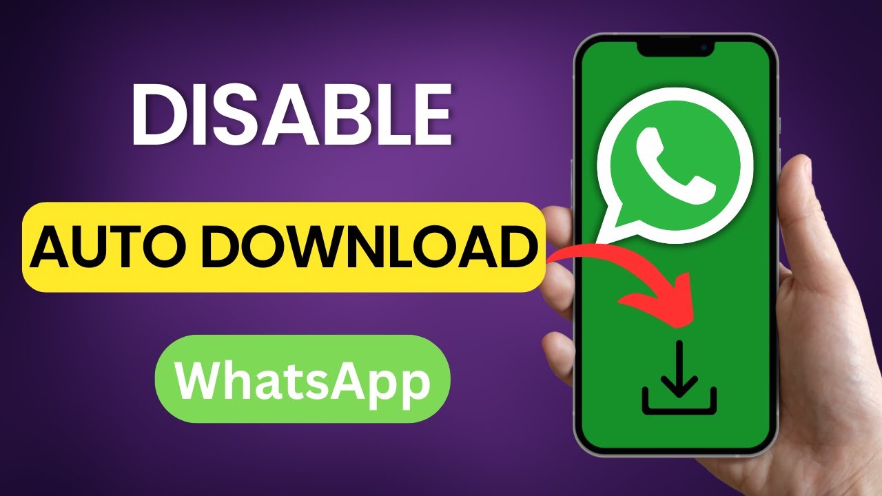 How To Disable Auto Download In WhatsApp in iPhone | ONE STOP SOLUTION ...