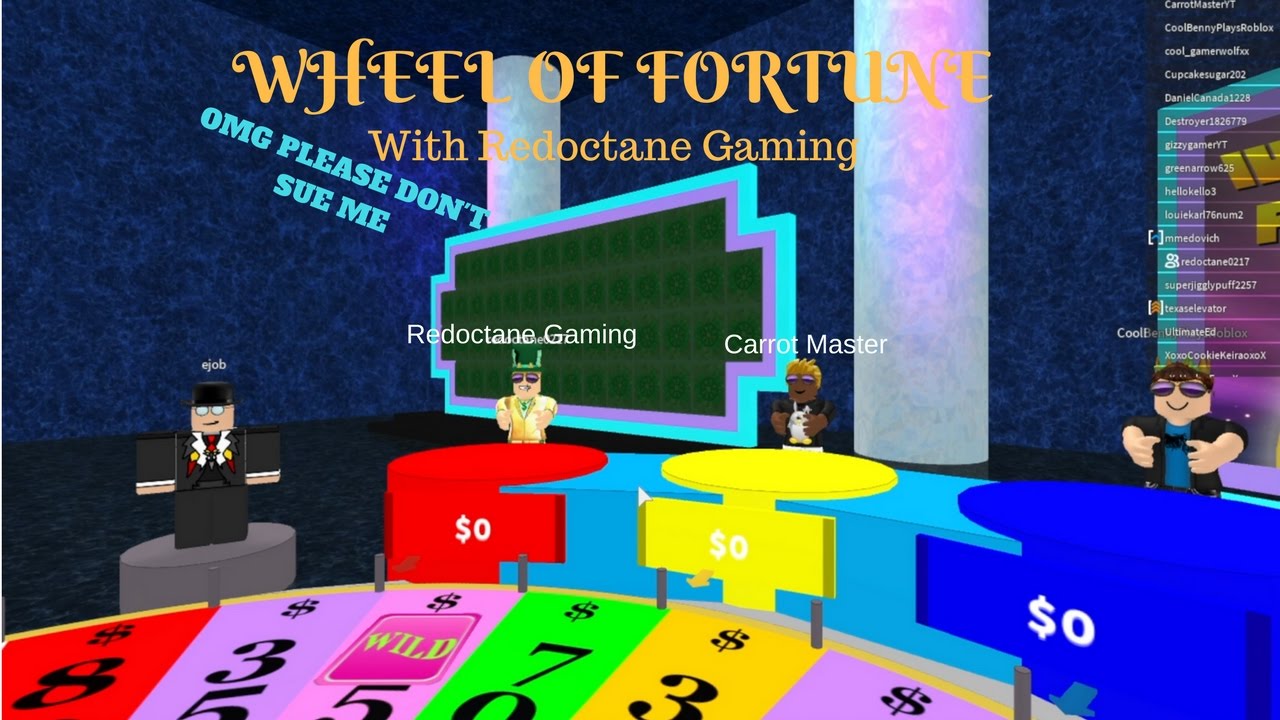 Wheel of Fortune w/ Redoctane Gaming | Roblox - YouTube