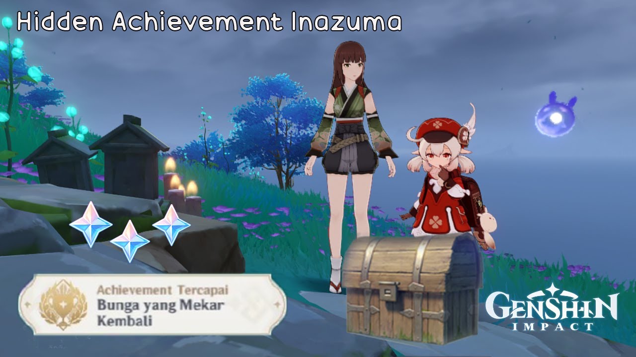 Genshin Impact Quest - Hidden Achivement Inazuma "Bunga yang mekar ...